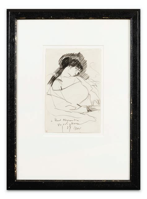 Maud Abrantès Au Lit écrivant Art Impressionniste Et Moderne Evening