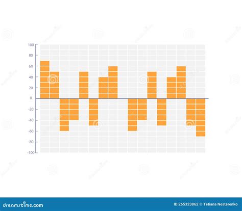 Diverging Infographic Chart Design Template Stock Vector Illustration Of Infochart Graph