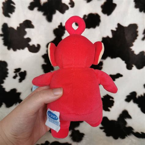 Vintage Teletubbies Po Red Plush Bean Bag Soft Toy Rare Collectable