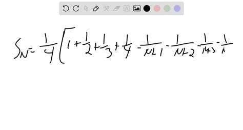 ⏩solveduse Partial Fractions To Calculate The Nth Partial Sum Sn