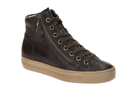 Paul Green 4024 Mid Sneaker Schuhe Dunkelbraun Moro Schuhhaus Strauch