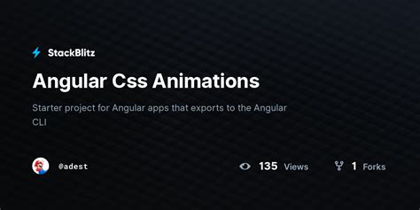 Angular Css Animations Stackblitz