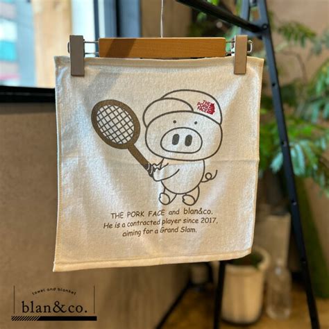 【楽天市場】ハンドタオル 契約ポーク Bct012《blan ＆ Co テニスアクセサリ・小物》 ：テニス・バドミントン Luckpiece