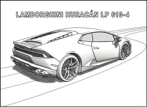 Ausmalbilder Lamborghini Huracan Evo Ausmalbilder Lamborghini