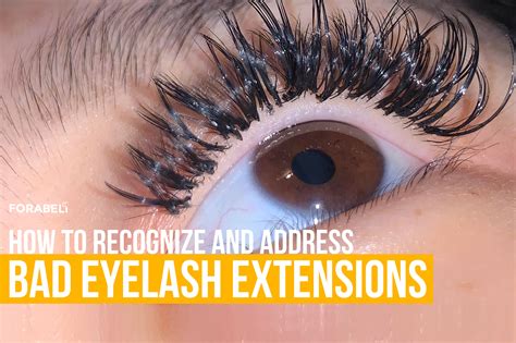 How To Recognize And Address Bad Eyelash Extensions Forabeli
