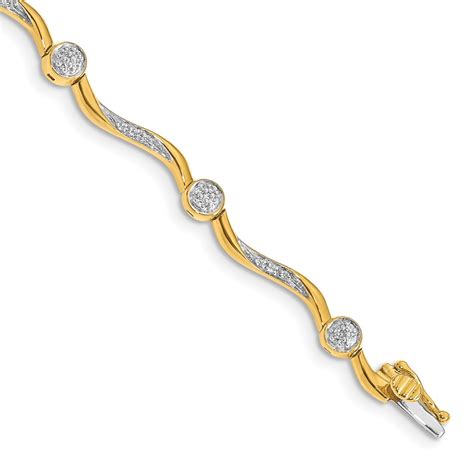 14k Diamond Bracelet Diamonds By Monet