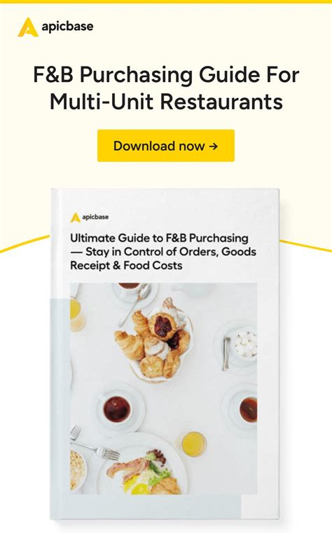 Restaurant Procurement Guide For Multi Site Operators │apicbase