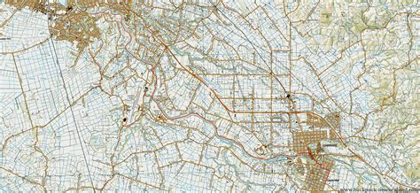 Te Awa Section 3 Map Topo Maps Of New Zealand Tracks Topographical Nz