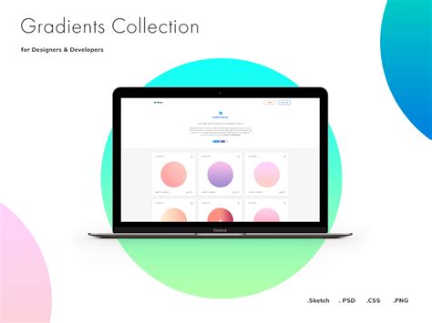 Web Gradients Set Freebie Download Sketch Resource Sketch Repo