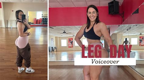 Leg Day Workout Voiceover Youtube
