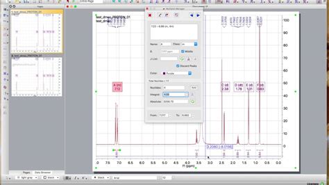 Mnova Multiplet Analysis Youtube