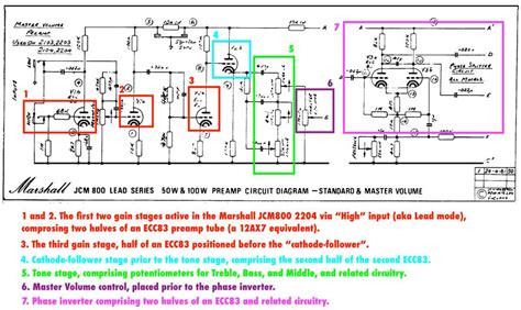 Uncovering The Schematic Of The Marshall 2204 A Journey Into Vintage