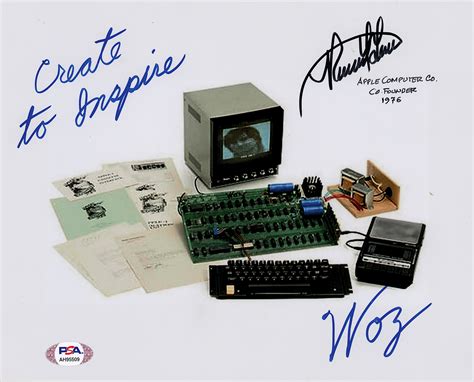 Apple Steve Wozniak And Ronald Wayne Signed Photograph Rr Auction
