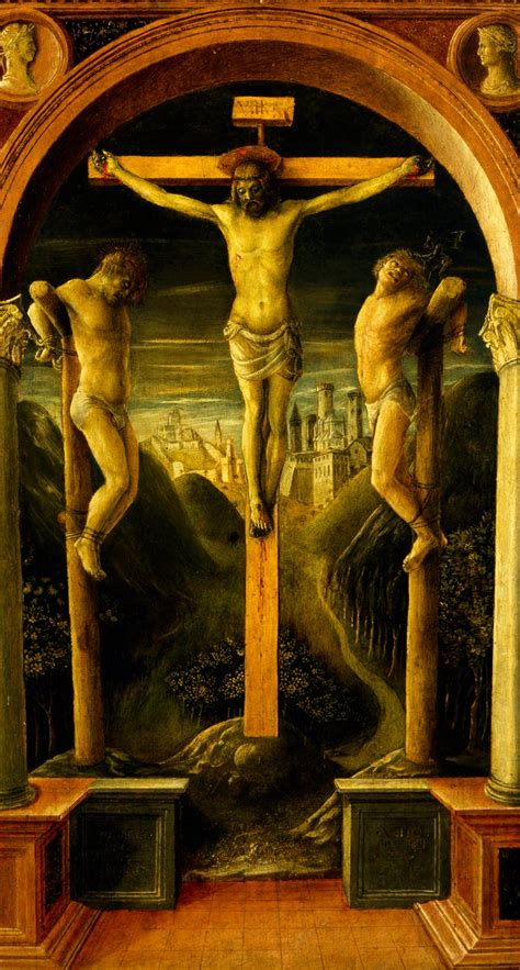 Die Drei Kreuze Von Vincenzo Foppa Hochwertiger Kunstdruck