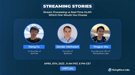Streamprocessing Streamingdata Streaming Olap Realtimeanalytics Startree