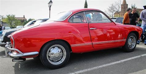 Red Karmann Ghia Classic Car