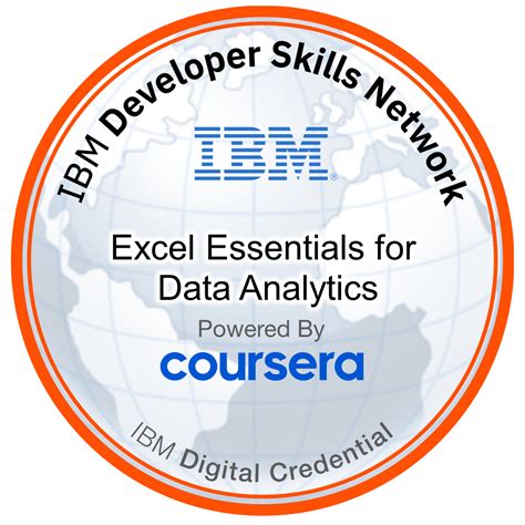 Excel Essentials For Data Analytics Credly