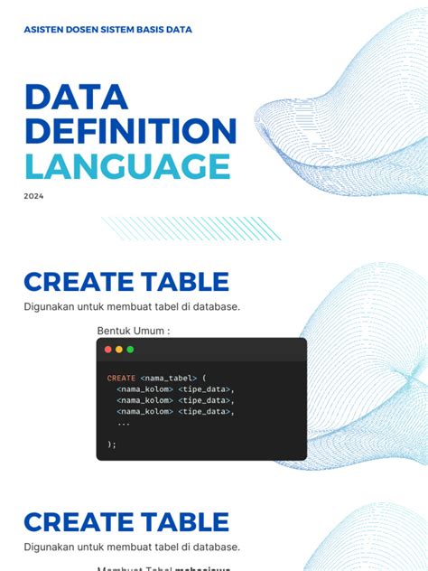 Data Definition Language Pdf