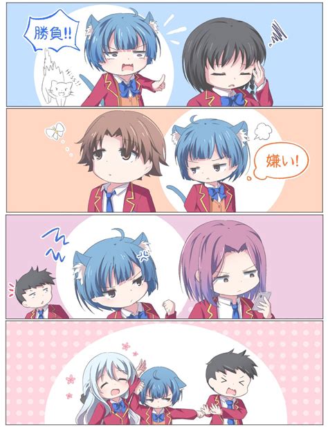 Horikita Suzune Ayanokouji Kiyotaka Ibuki Mio Shiina Hiyori And