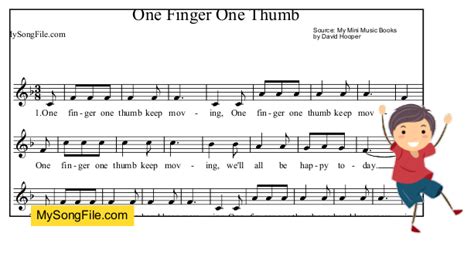 One Finger One Thumb My Song File