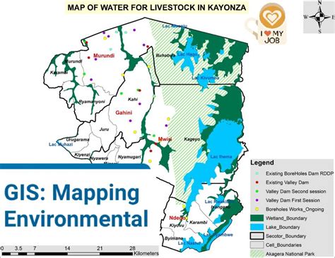 Rwanda With Environmental Information Systems Associated Geographic Information System Gis