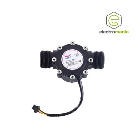 sensor de flujo de agua yf g1 dn25 2 5 24v electromanía perú