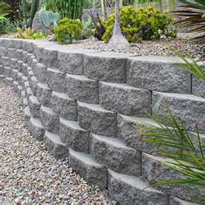 Stackable Brick Retaining Wall Installation Bosun Retaining Rock
