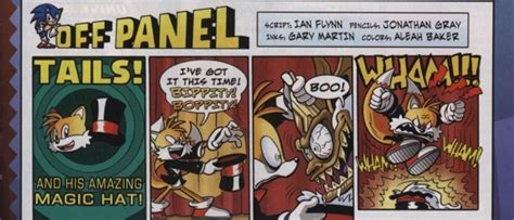 We Need The Off Pannels Sections In Idw Some Were Funny As Heck Rsonicthehedgehog