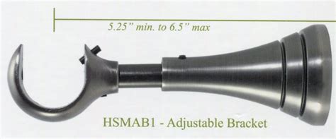 Simplicity Metal Collection Adjustable Bracket In Burnished Copper