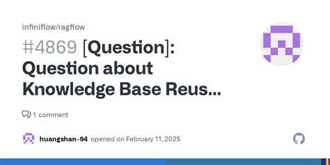 Question Question About Knowledge Base Reuse In Ragflow · Issue 4869 · Infiniflowragflow
