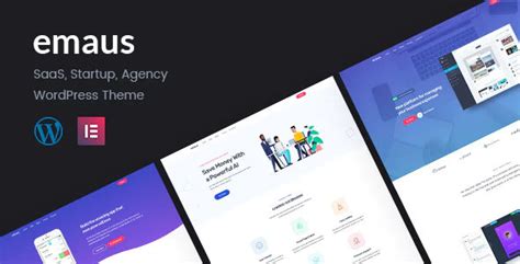 Emaus Saas App And Startup Elementor Rtl Wp Theme Webdevbay