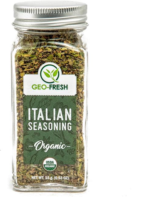 Geo Fresh Organic Italian Seasoning 053 Oz 15g Non