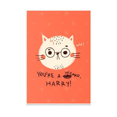 Poster Youre A Wizard Harry De Vitor Martins Colab55
