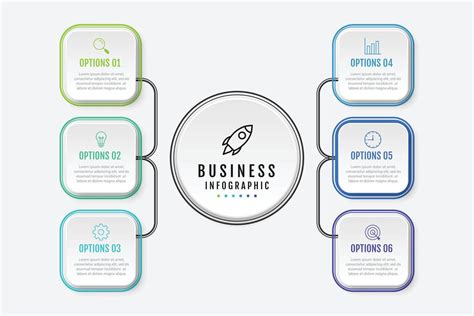 Business Data Visualization Process Chart Abstract Elements Of Graphs