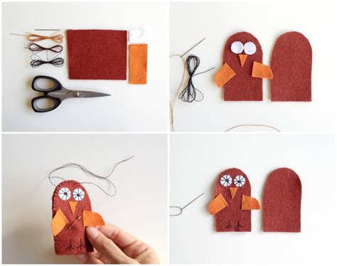 Bricolage Marionnettes à Doigts Pour Amuser Les Enfants Idées Et Patrons