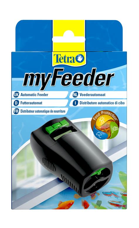Tetra myFeeder Futterautomat für Zierfische im Aquarium, anthrazit ...