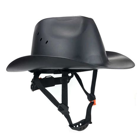 Ant5ppe Fashion Black Cowboy Safety Helmets For Men And Women