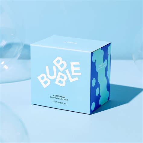 Bubble Skincare Come Clean Detoxifying Clay Mask With Brush Applicator