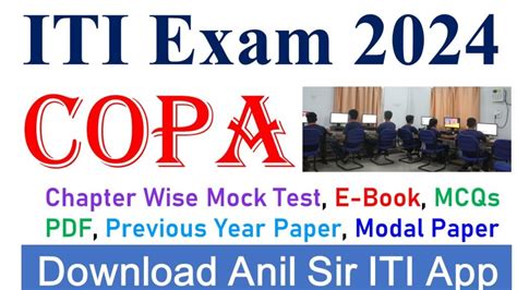 Iti Copa Exam 2024 Practice Set Previous Paper Mcqs Pdf E Books Pdf Download ‣ Anil Sir Iti