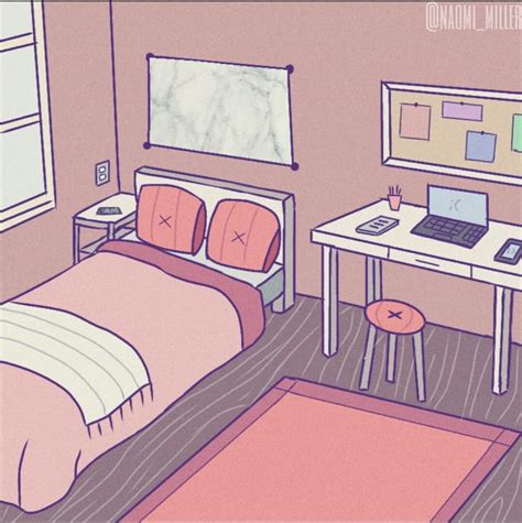 Cute Bedroom Drawing Cozy Art That Brings Sweetness To Your Space