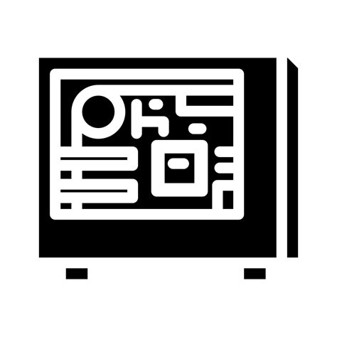 Computer System Glyph Icon Vector Illustration 17546442 Vector Art At