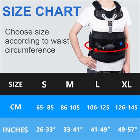 Nvorliy Tlso Back Brace Inflatable Decompression Support For