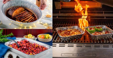 Charolas De Aluminio Desechable Con Tapa Ekco Classic