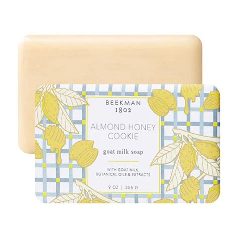 Beekman 1802 Goat Milk Body Soap Bar Almond Honey Cookie