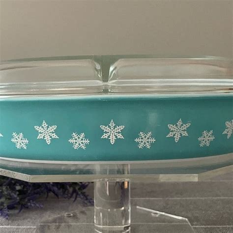 Pyrex Snowflake Etsy