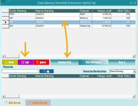 Input Barangobat Untuk Stockbill Klinik Medinablog