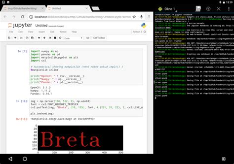 jupyter notebook with opencv on android machine learning breta hajek