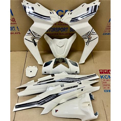 Coverset Sym Sm Sport 110e Chrome Siap Tampal Shopee Malaysia