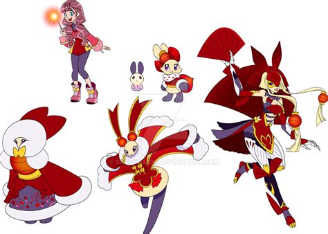 Digimon Lunar Bunny Set By Sakuyamon On Deviantart