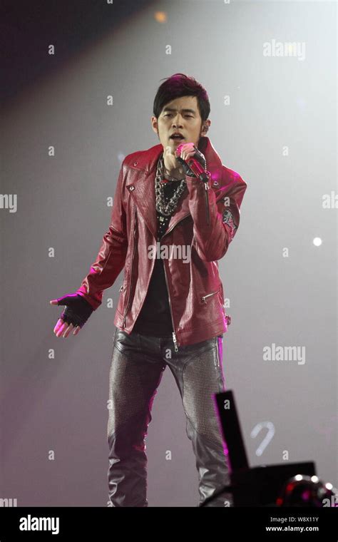 Taiwanese Singer Jay Chou Performs During A Stars Concert To Celebrate